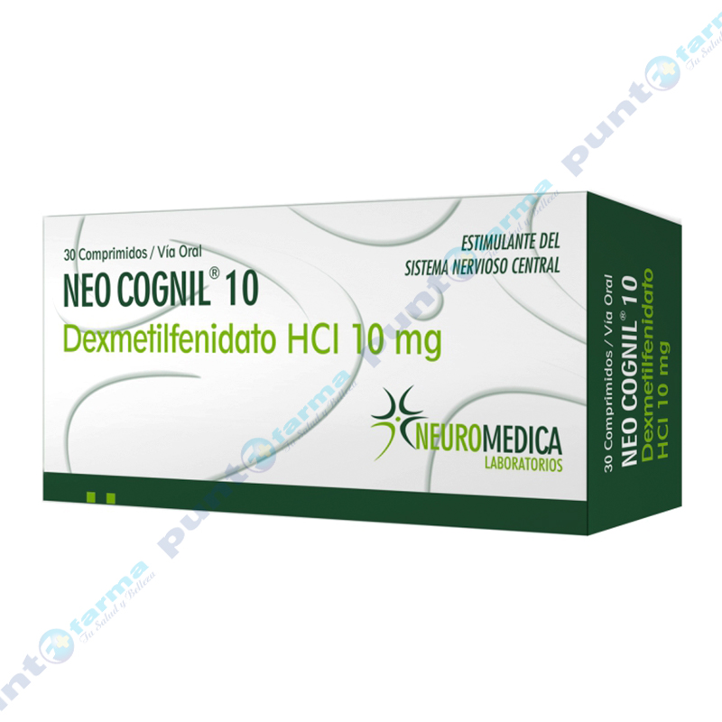 Punto Farma | Neo Cognil 10 Dexmetilfenidato HCI 10 mg - Cont. 30 ...