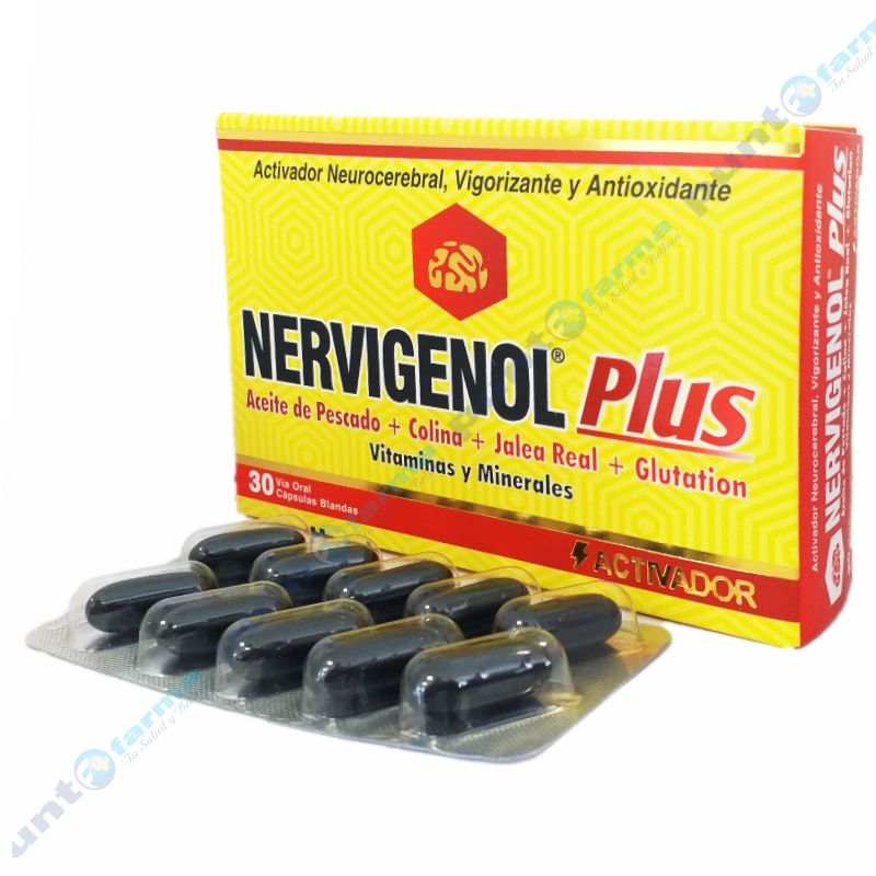 Nervigenol Plus - Caja de 30 cápsulas | Punto Farma