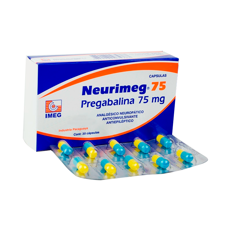 Neurimeg 75 Pregabalina 75 mg - Cont. 30 cápsulas | Punto Farma