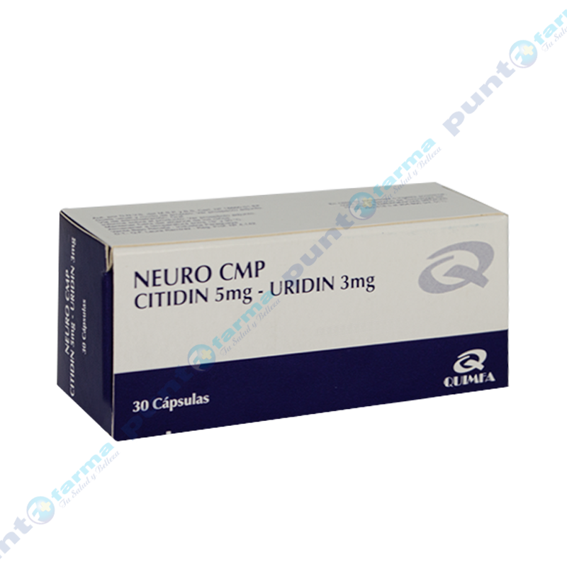 Neuro CMP Citidin 5 mg. Uridin 3 mg. - Caja de 30 capsulas | Punto Farma