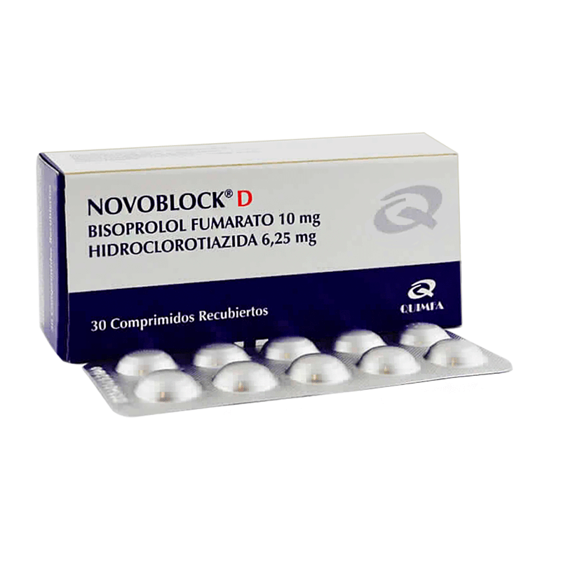 Novoblock D - Caja de 30 comprimidos recubiertos | Punto Farma