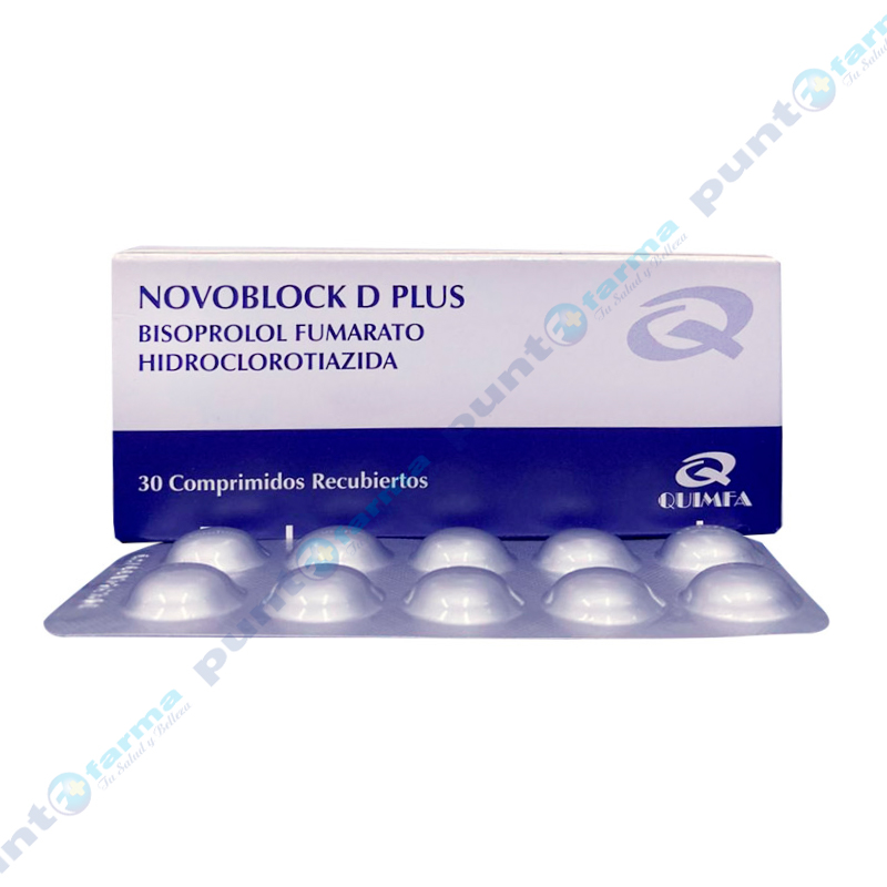 Punto Farma | Novoblock D Plus Bisoprolol Fumarato - Cont. 30 ...