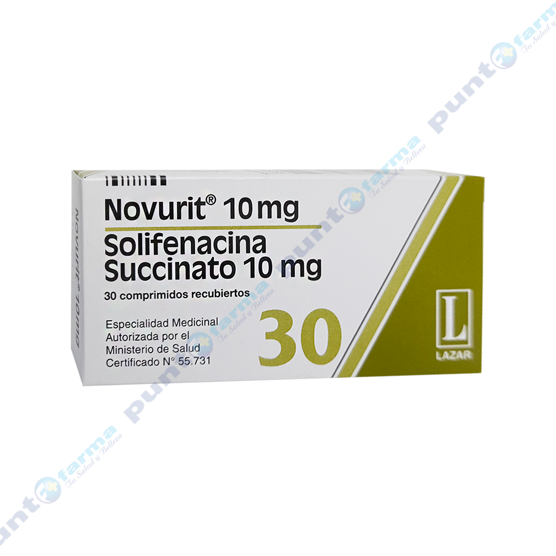 Novurit 10mg - Caja 30 comprimidos recubiertos | Punto Farma