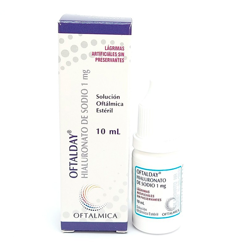 Oftalday Hialuronato de Sodio 1 mg - 10 mL | Punto Farma