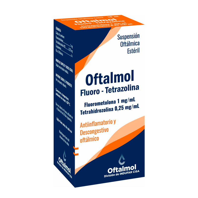 Oftalmol Fluoro Tetrazolina Gotas - 10 mL | Punto Farma