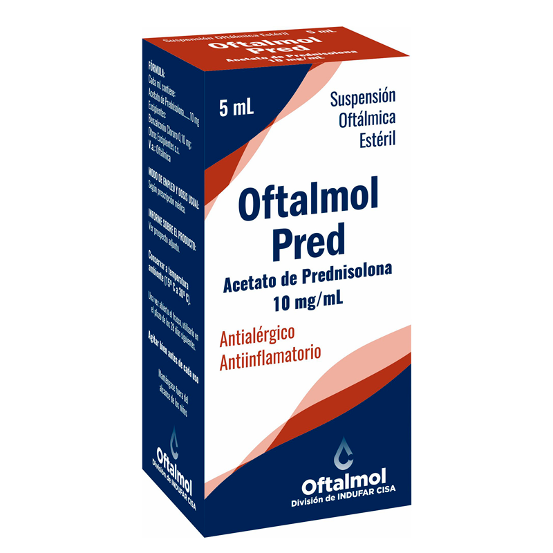 Prednioftal F (Prednisolona)Gotas Oftalmicas Frasco X Ml, 51% OFF