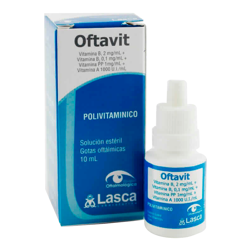 Oftavit Polivitaminico - Gotas oftálmicas 10mL | Punto Farma
