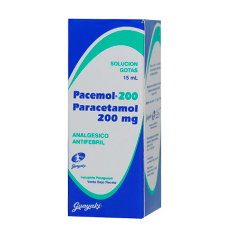 Pacemol 200 Paracetamol 200 mg Gotas - 15 mL | Punto Farma