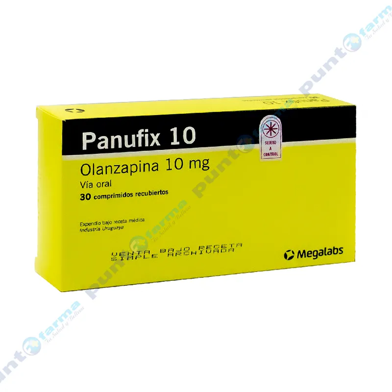 Panufix 10 Olanzapina 10 mg - Cont. 30 comprimidos recubiertos | Punto ...