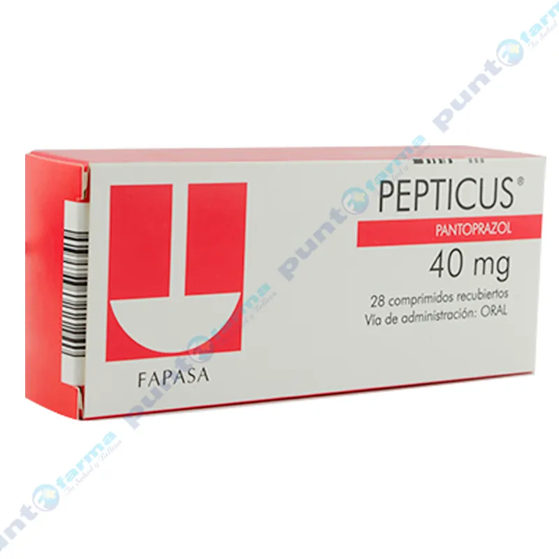 Pepticus Pantoprazol 40mg - Caja de 28 comprimidos recubiertos | Punto ...