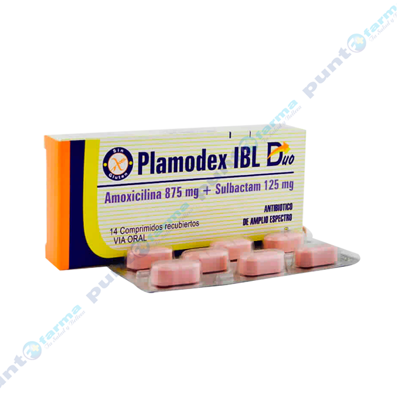 Punto Farma | Plamodex IBL Duo Amoxicilina 875 mg - Caja de 14 ...