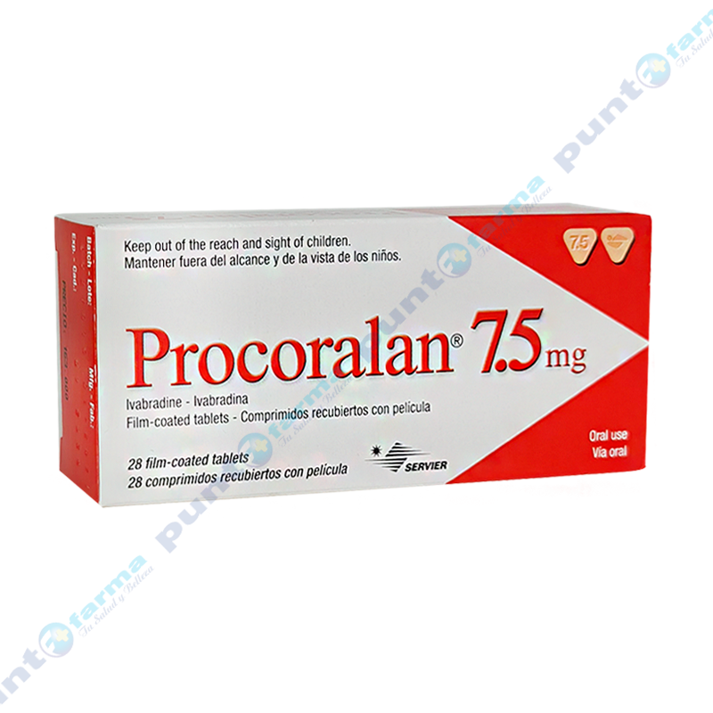 Procoralan 7,5 mg - Caja de 28 comprimidos | Punto Farma