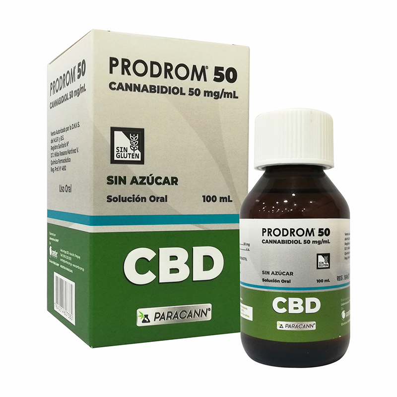 Prodrom Cannabidiol Solucion Oral 50mg - 100 mL | Punto Farma