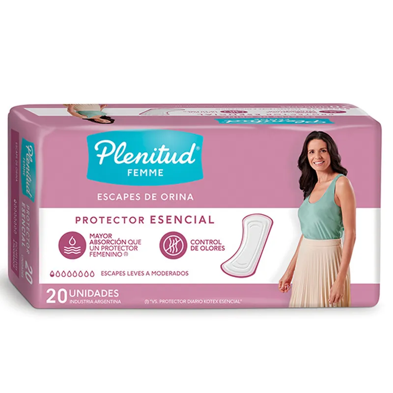Protector Femme Esencial Normal Plenitud - Cont. 20 unidades | Punto Farma