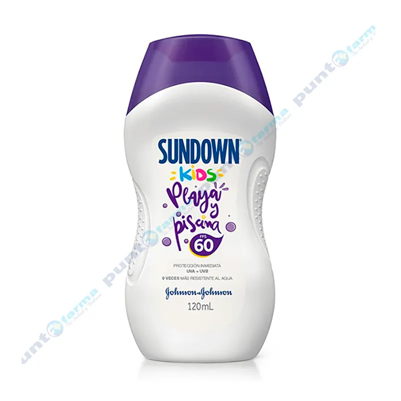 Protector Solar Playa y Piscina FPS60 Sundown Kids - 120 mL | Punto Farma
