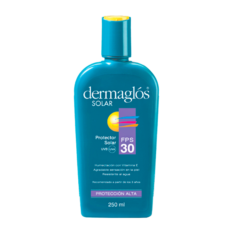 Protector Solar SPF 30 Dermaglós - 250 mL | Punto Farma