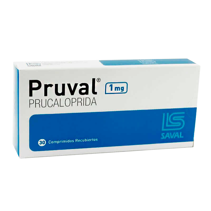 Pruval 1mg Prucaloprida - Caja de 30 comprimidos recubiertos | Punto Farma