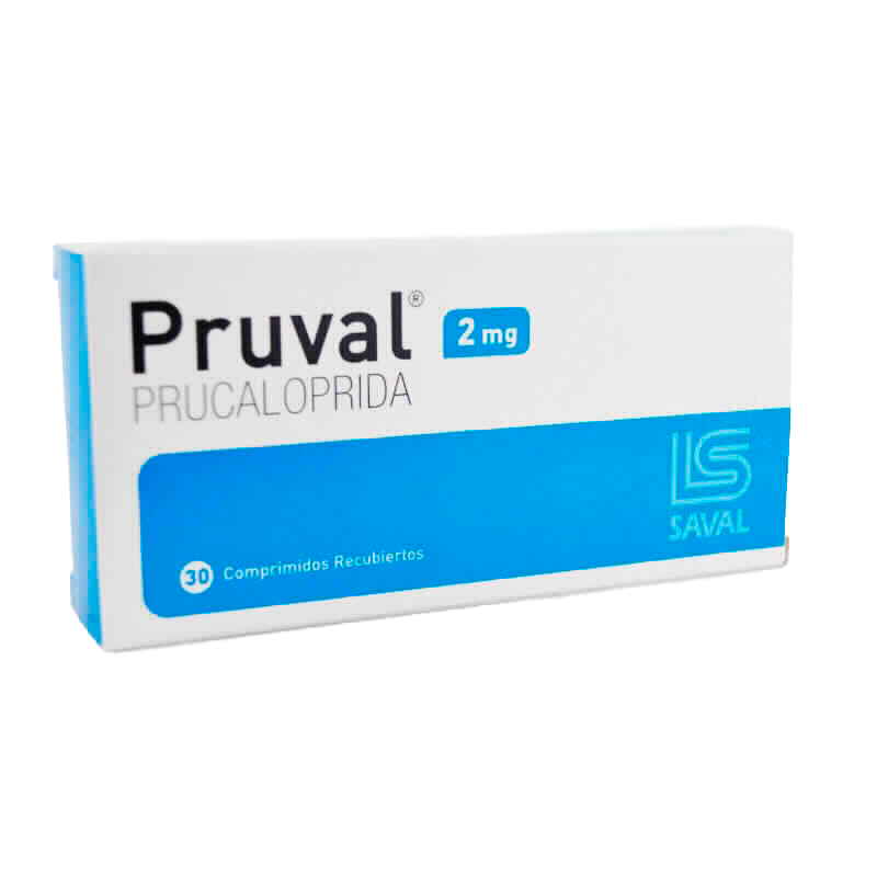 Pruval 2 mg Prucaloprida - Caja con 30 Comprimidos Recubiertos. | Punto ...