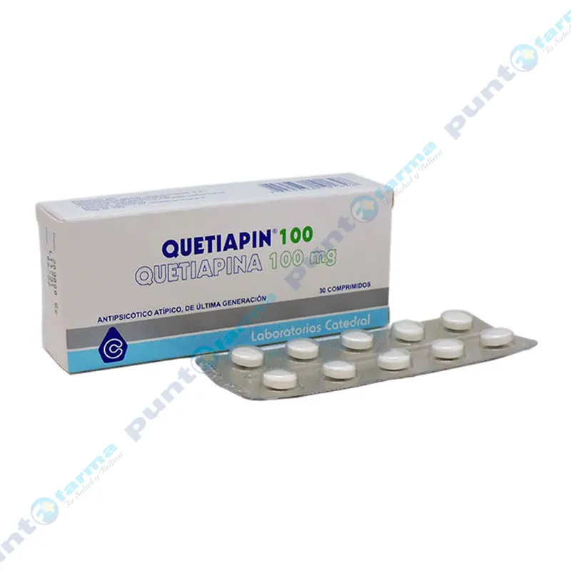 Quetiapin 100 Quetiapina 100 mg - Caja de 30 comprimidos | Punto Farma