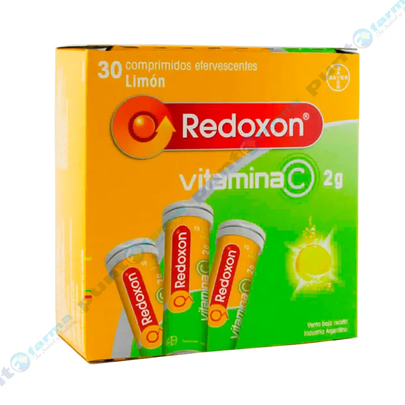 Redoxon Vitamina C 2 g Sabor Limón - Caja en 30 comprimidos ...