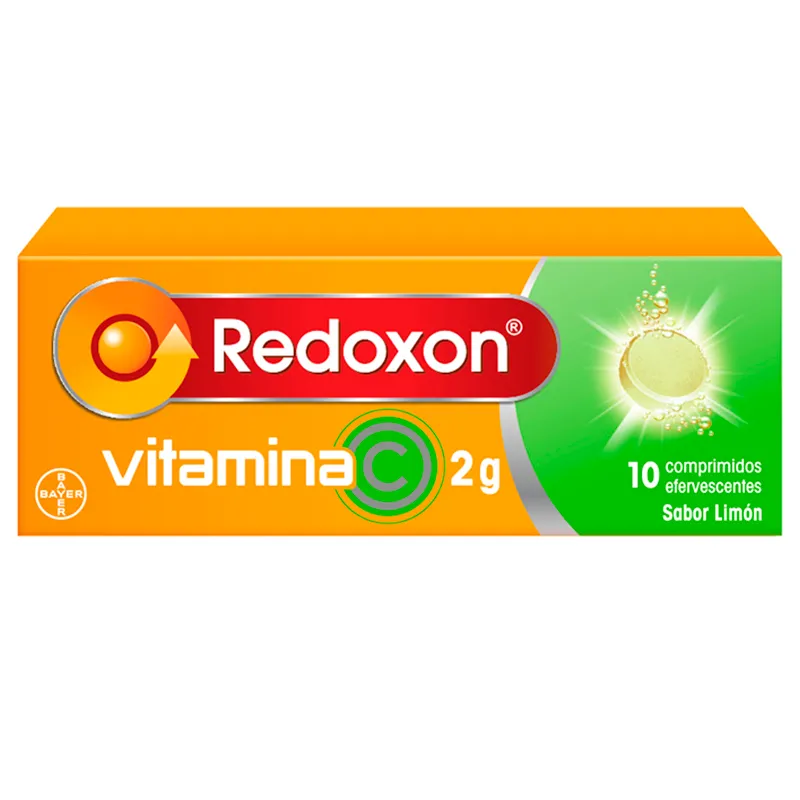 Redoxon Vitamina C 2g - Caja de 10 Comprimidos | Punto Farma