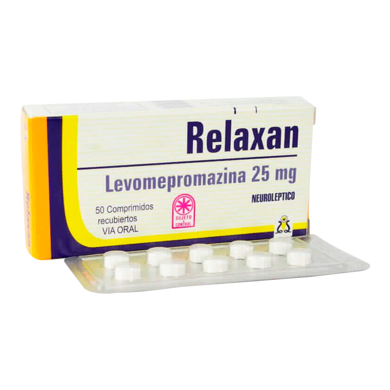 Relaxan Levomepromazina 25 mg - Caja de 50 comprimidos recubiertos ...