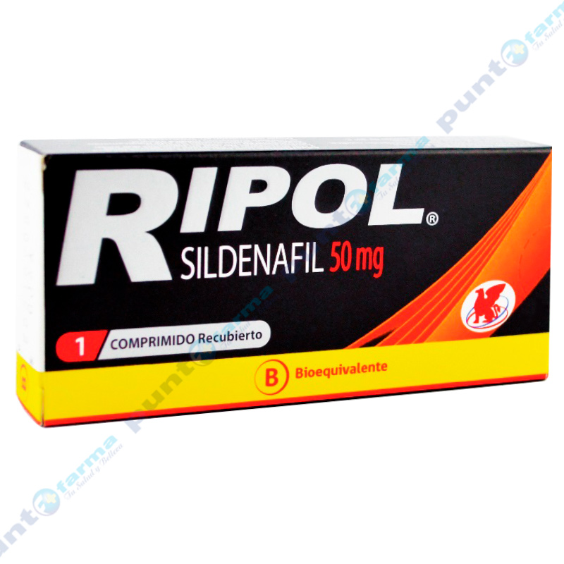 Ripol Sildenafil 50mg - Caja de 1 comprimido | Punto Farma