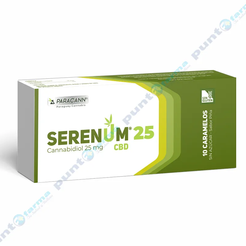 Serenum 25 mg - Caja de 10 Caramelos | Punto Farma