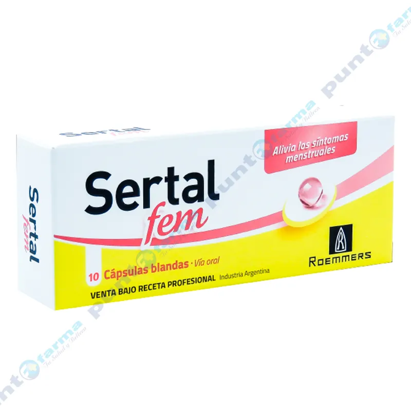 Sertal Fem - Cont. 10 Cápsulas Blandas | Punto Farma