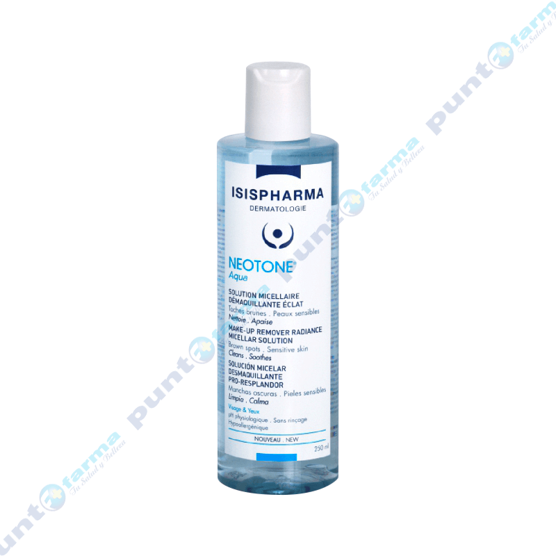 Solucion Micelar Neotone Aqua Isispharma - 250 mL | Punto Farma