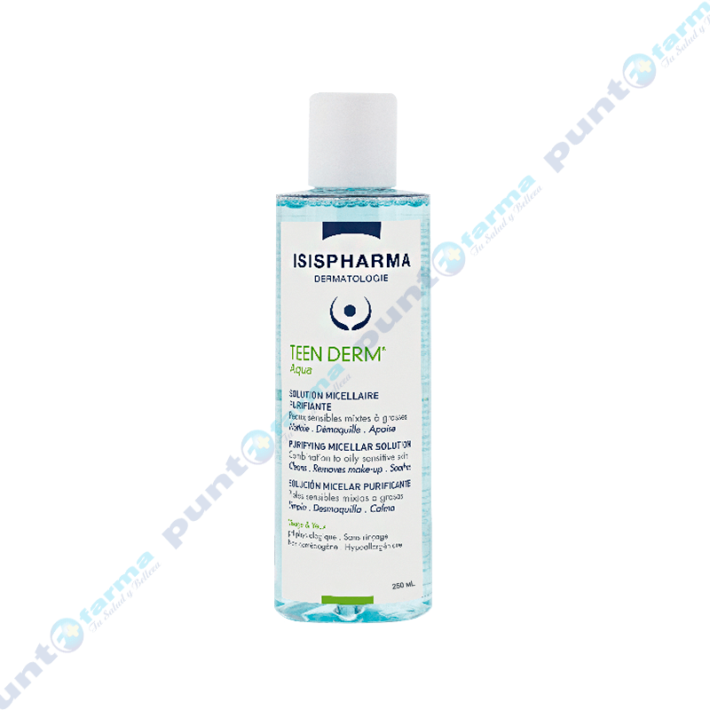 Solución Micelar Teen Derm Aqua - 250 mL | Punto Farma