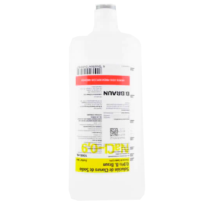 Solución de Cloruro de Sodio 0,9% B.Braun - Contenido de 1000 ml | Punto Farma