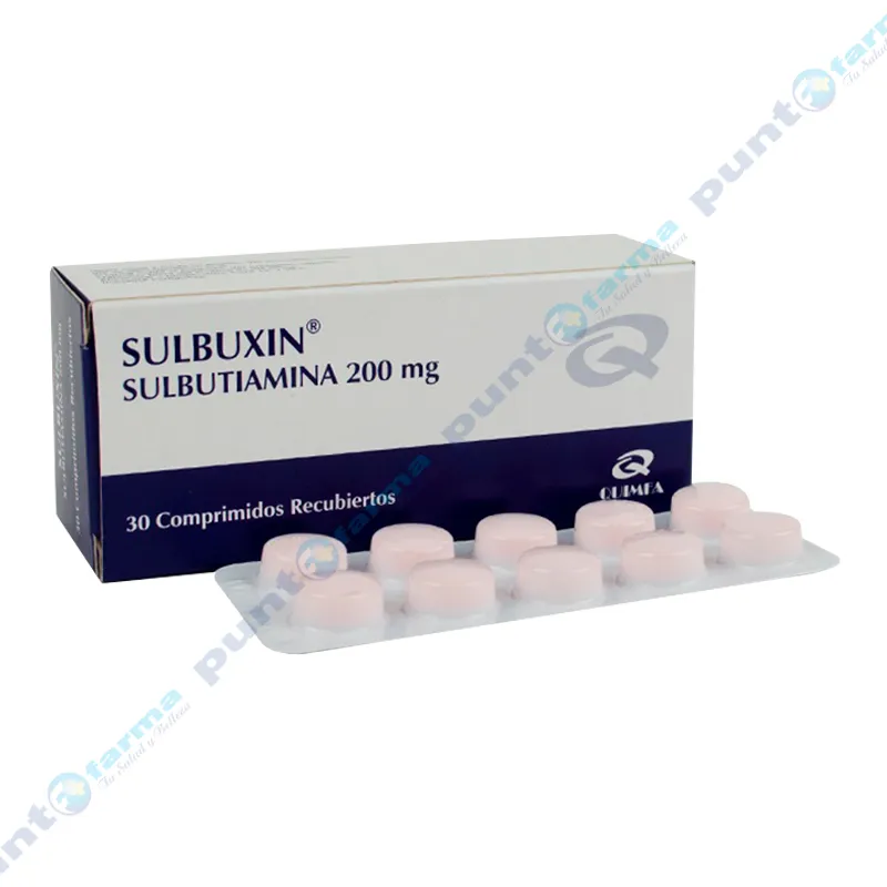 Sulbuxin Sulbutiamina 200 mg - Cont. 30 Comprimidos. | Punto Farma