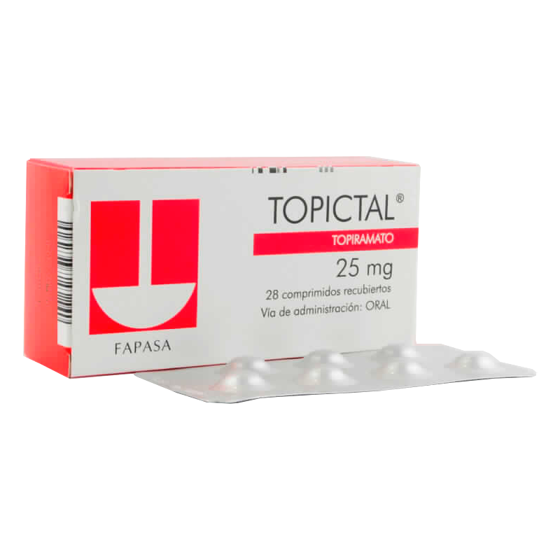 Punto Farma | TOPICTAL Topiramato 25 mg - Contiene 28 comprimidos ...