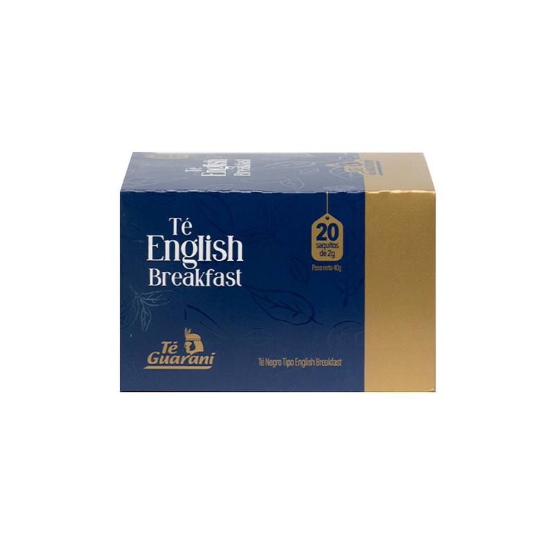 Té English Breakfast de Té Guaraní - Contiene 20 saquitos de 2 g ...