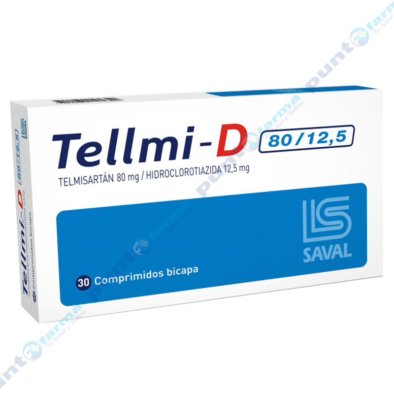 Tellmi D 80/12,5mg - Cja de 30 comprimidos | Punto Farma