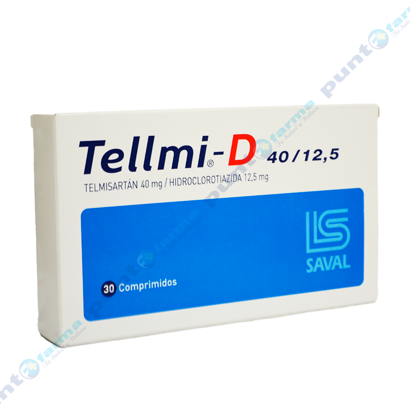 Tellmi - D Telmisartán 40 mg - Caja de 30 comprimidos recubiertos ...