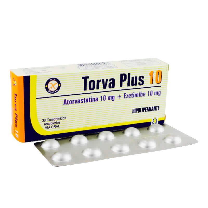 Torva Plus 10 - Caja de 30 comprimidos recubiertos | Punto Farma