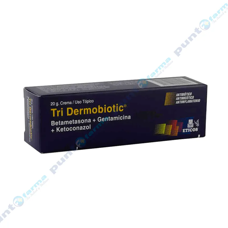 Tri Dermobiotic Betametasona Crema - Cont. 20 gr | Punto Farma