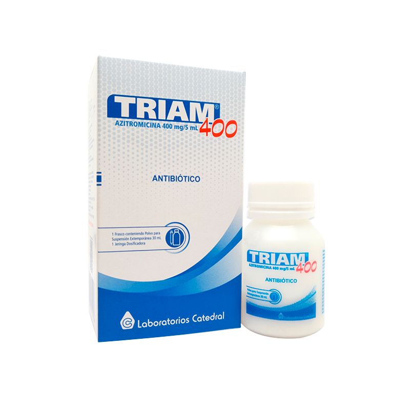 Triam 400 Azitromicina 400 mg - 30 mL | Punto Farma