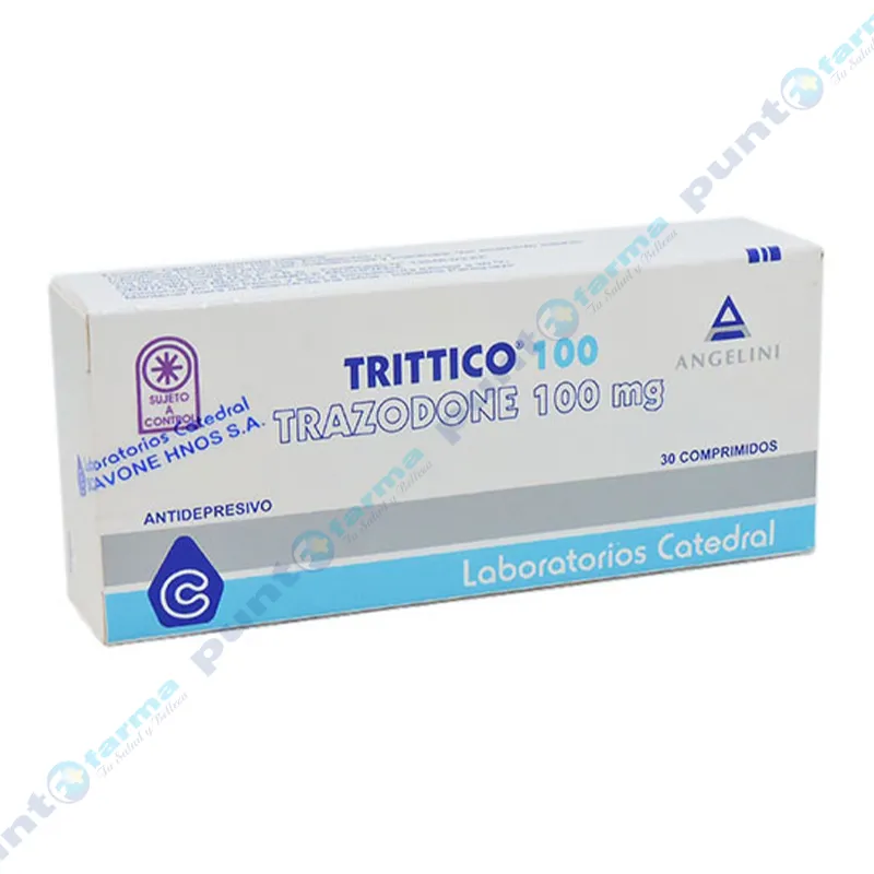 Trittico 100 Trazodone 100 mg - Caja de 30 comprimidos | Punto Farma