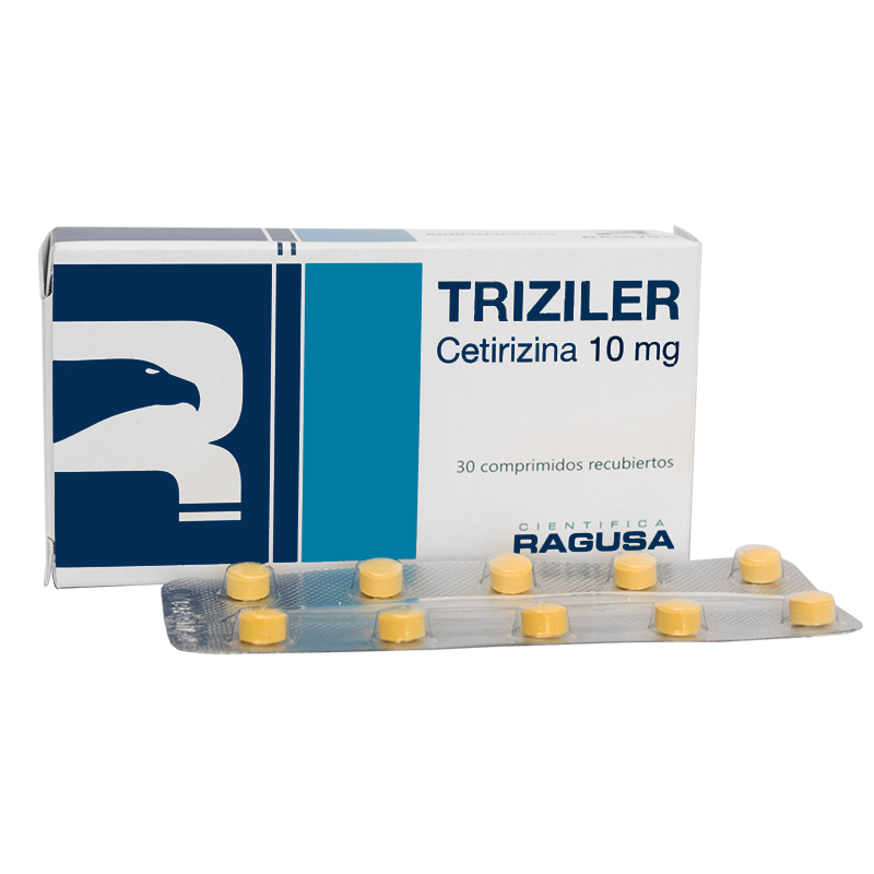 Triziler Cetirizina 10 mg - Caja de 30 Comprimidos | Punto Farma