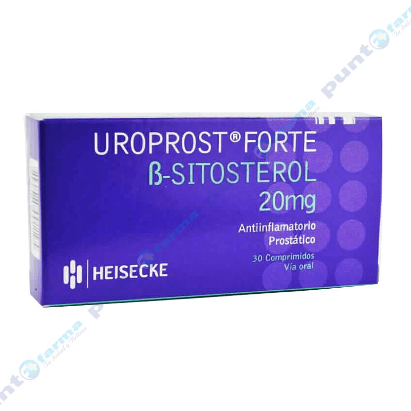 Punto Farma | Uroprost Forte B-Sitosterol 20mg - Caja de 30 comprimidos