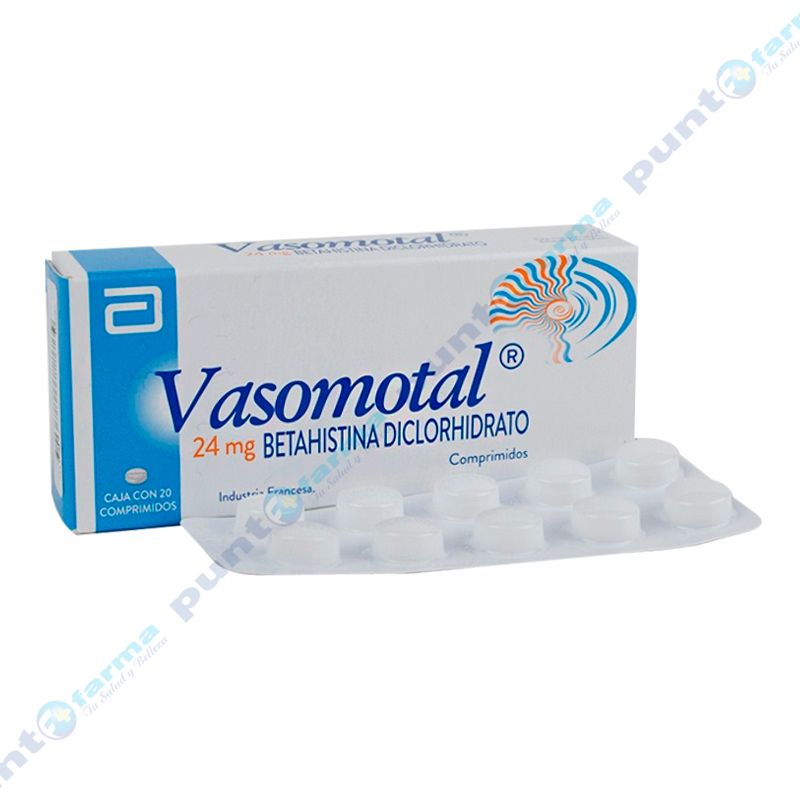 Vasomotal 24mg - Caja de 20 comprimidos | Punto Farma