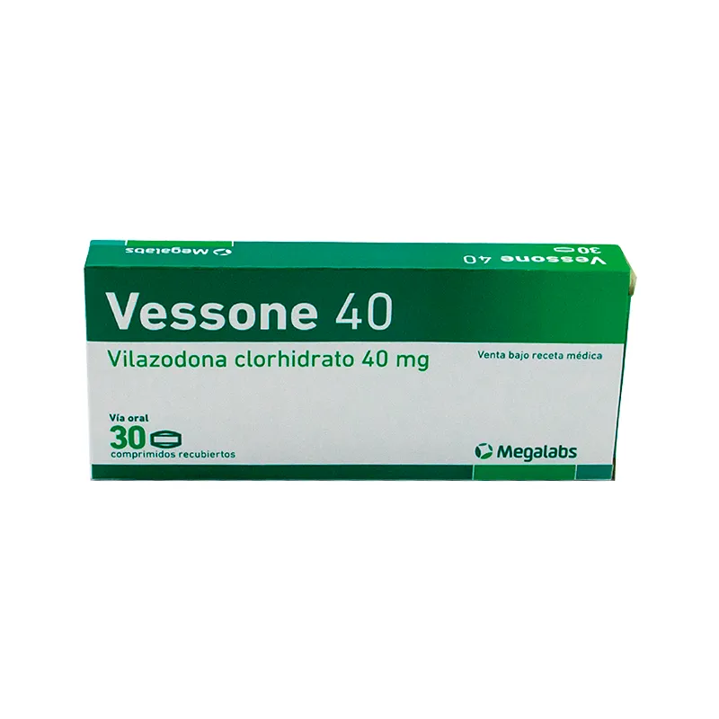 Vessone 40 Vilazodona clorhidrato 40 mg - Cont. 30 comprimidos ...