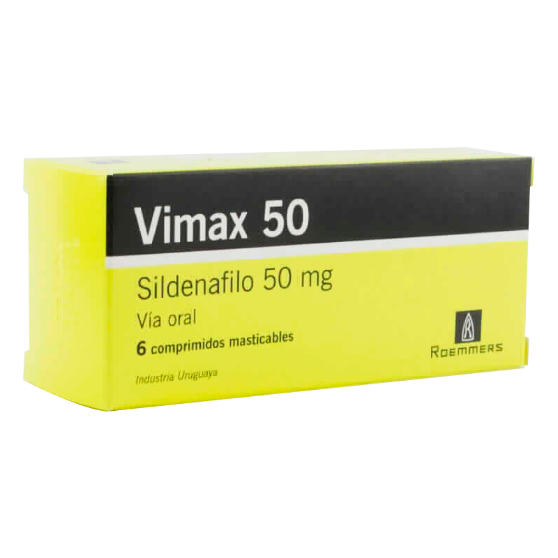 Vimax 50 Sildenafilo 50mg - Caja de 6 comprimidos masticables | Punto Farma