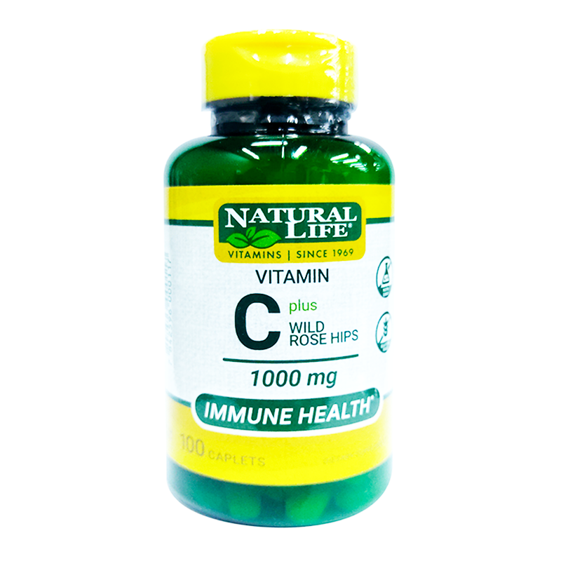 Vitamina C 1000 mg Natural Life - Cont 100 cápsulas | Punto Farma