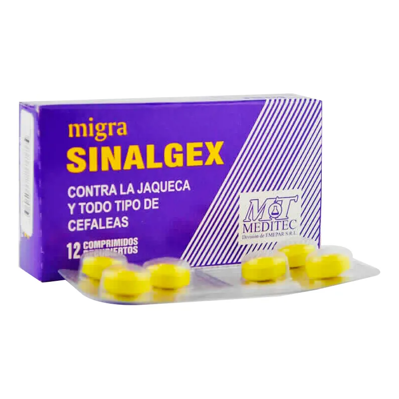 Migra Sinalgex - Caja de 12 comprimidos recubiertos | Punto Farma